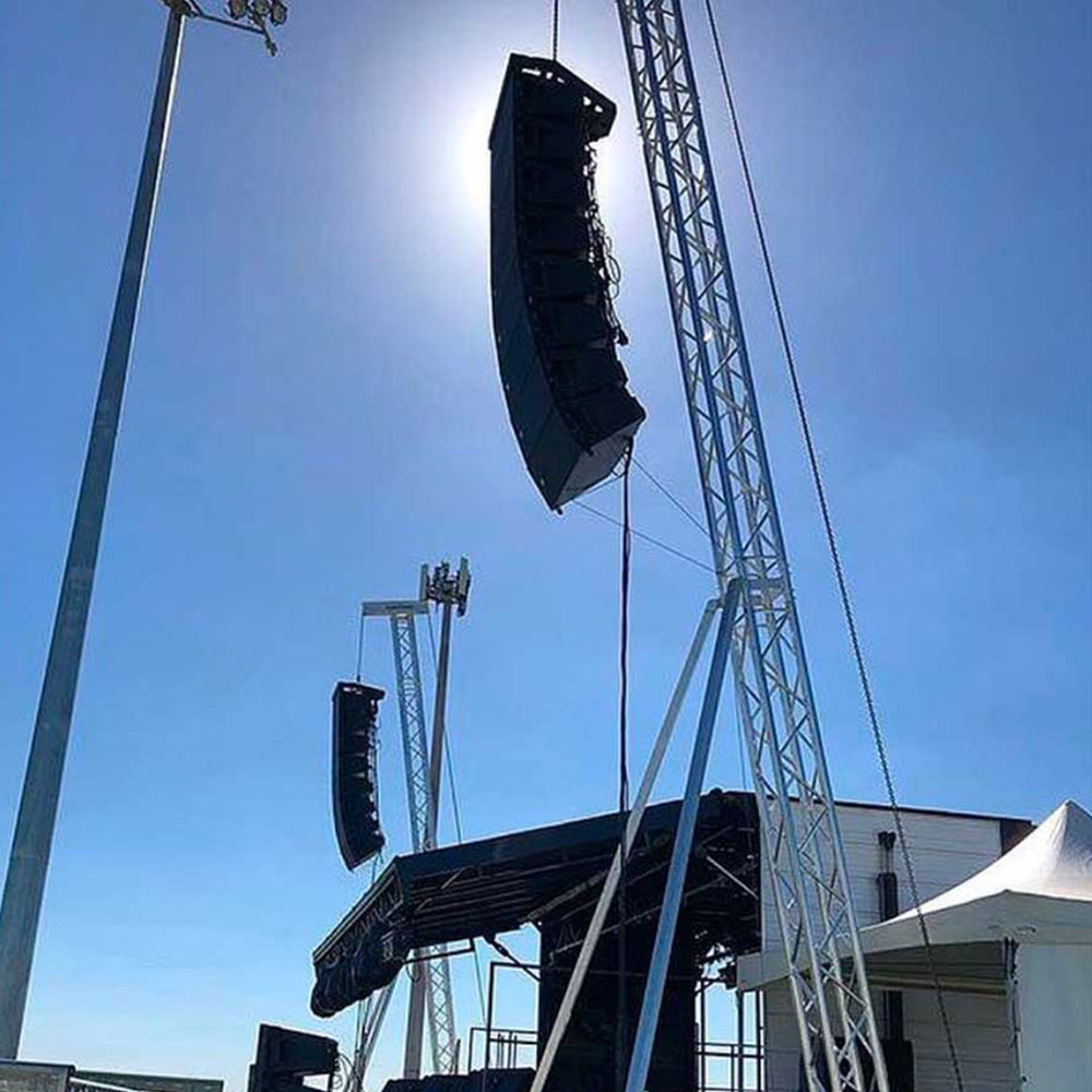 Diverse AV Makes Impact with Eurotruss Sound Towers | Eurotruss