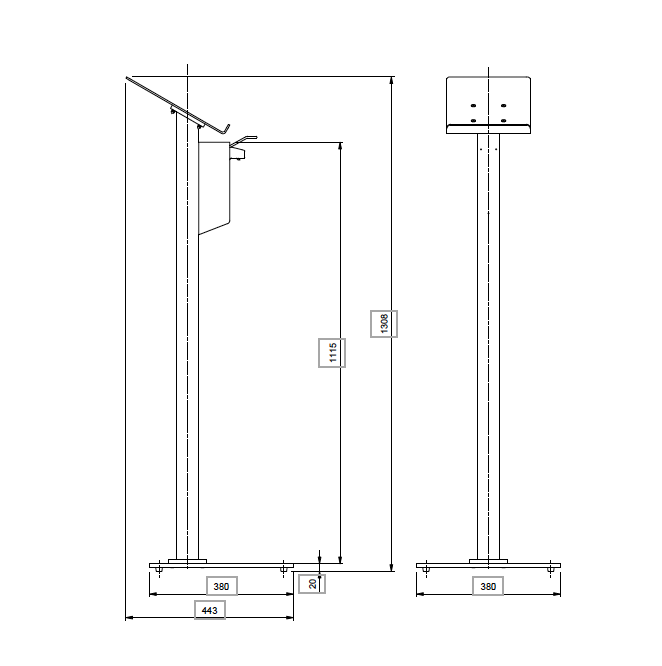 Eurotruss Mobile Dispenser Tower - Eurotruss
