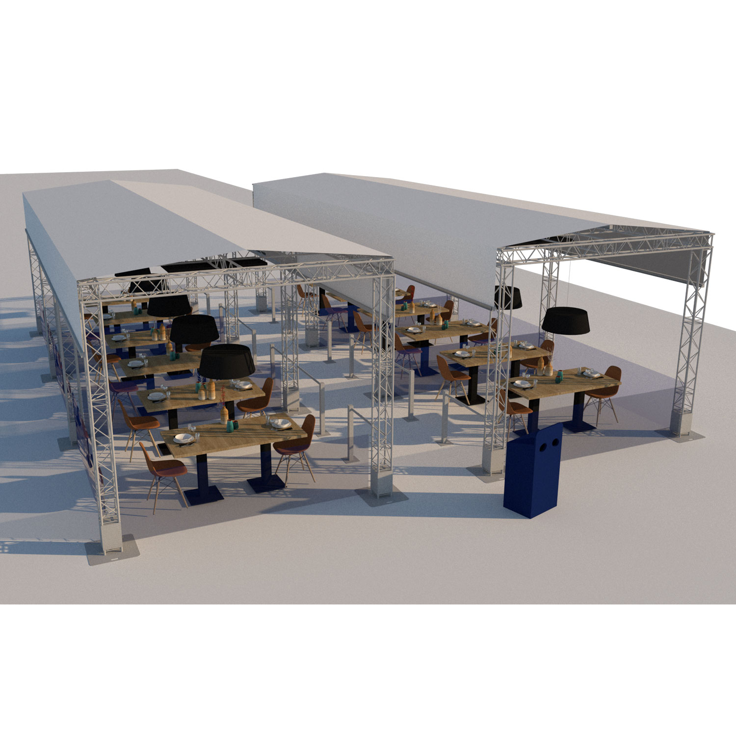 (Temporary) terrace covers - Eurotruss