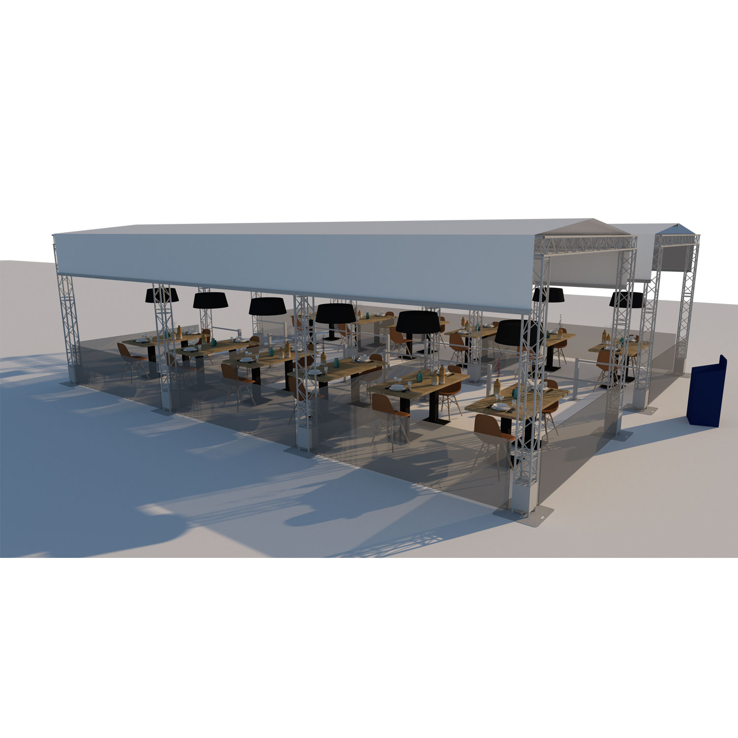 (Temporary) terrace covers - Eurotruss