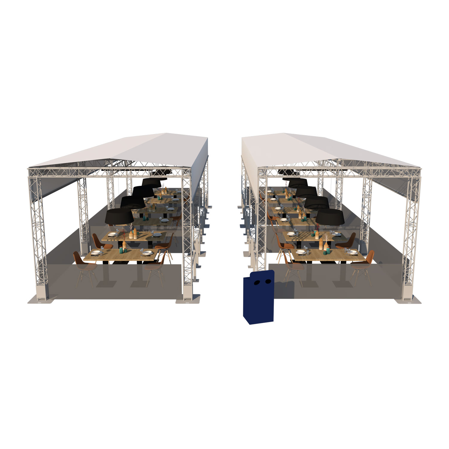 (Temporary) terrace covers - Eurotruss